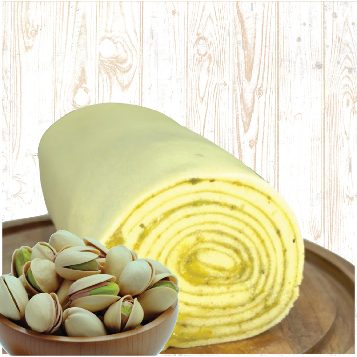 Roasted Pistachio Bolo de Rolo - Brazilian Cake Roll – Mimo Shop